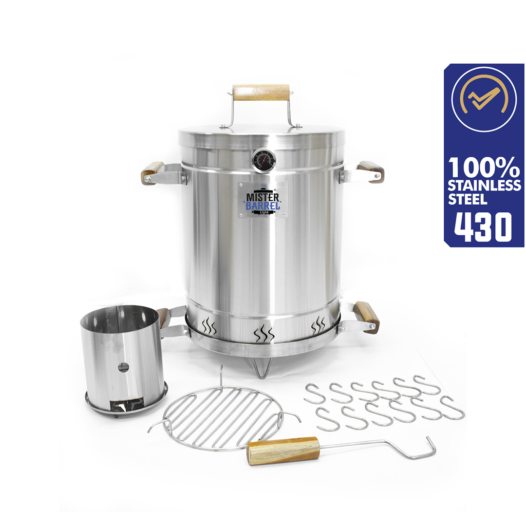 Light Mister Barrel Small Grill & Smoker | Compact BBQ Smoker